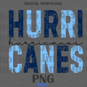 Hurricanes Png Distressed Retro Vintage Letters Files Hurricane Digital ...