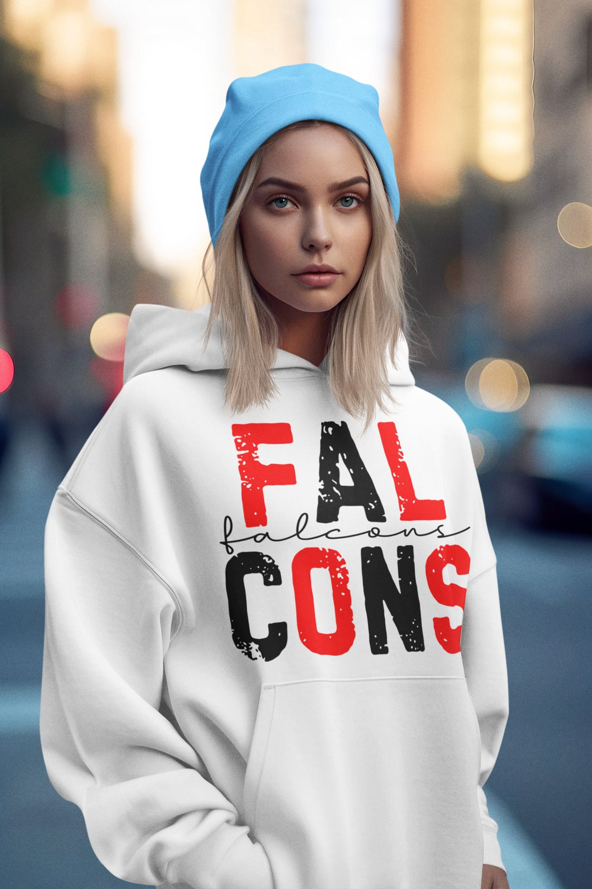 Falcons Png Distressed Retro Vintage Letters Files Falcons Digital ...