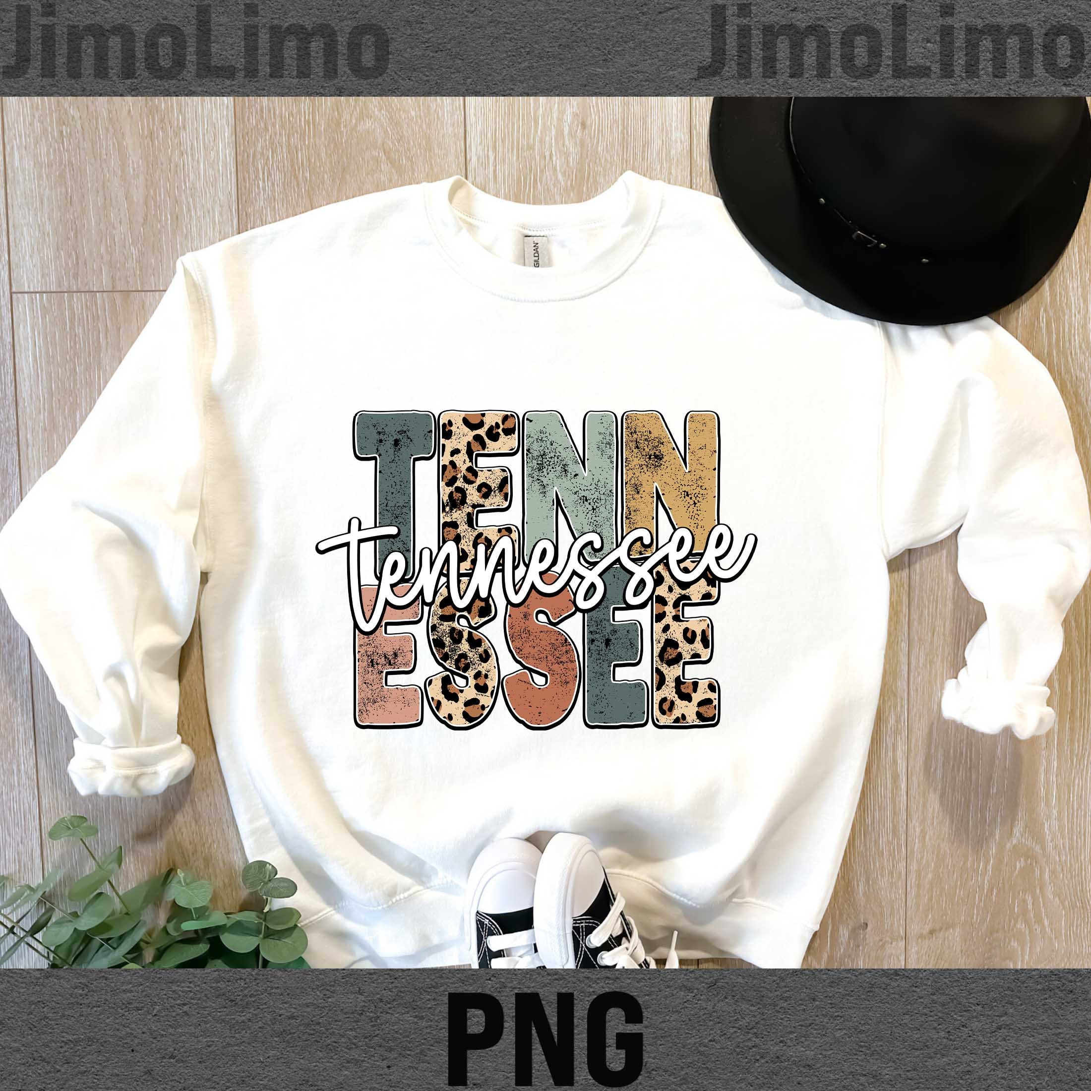 Tennessee Png TN State Leopard Cheetah Pattern Distressed Retro Vintage ...