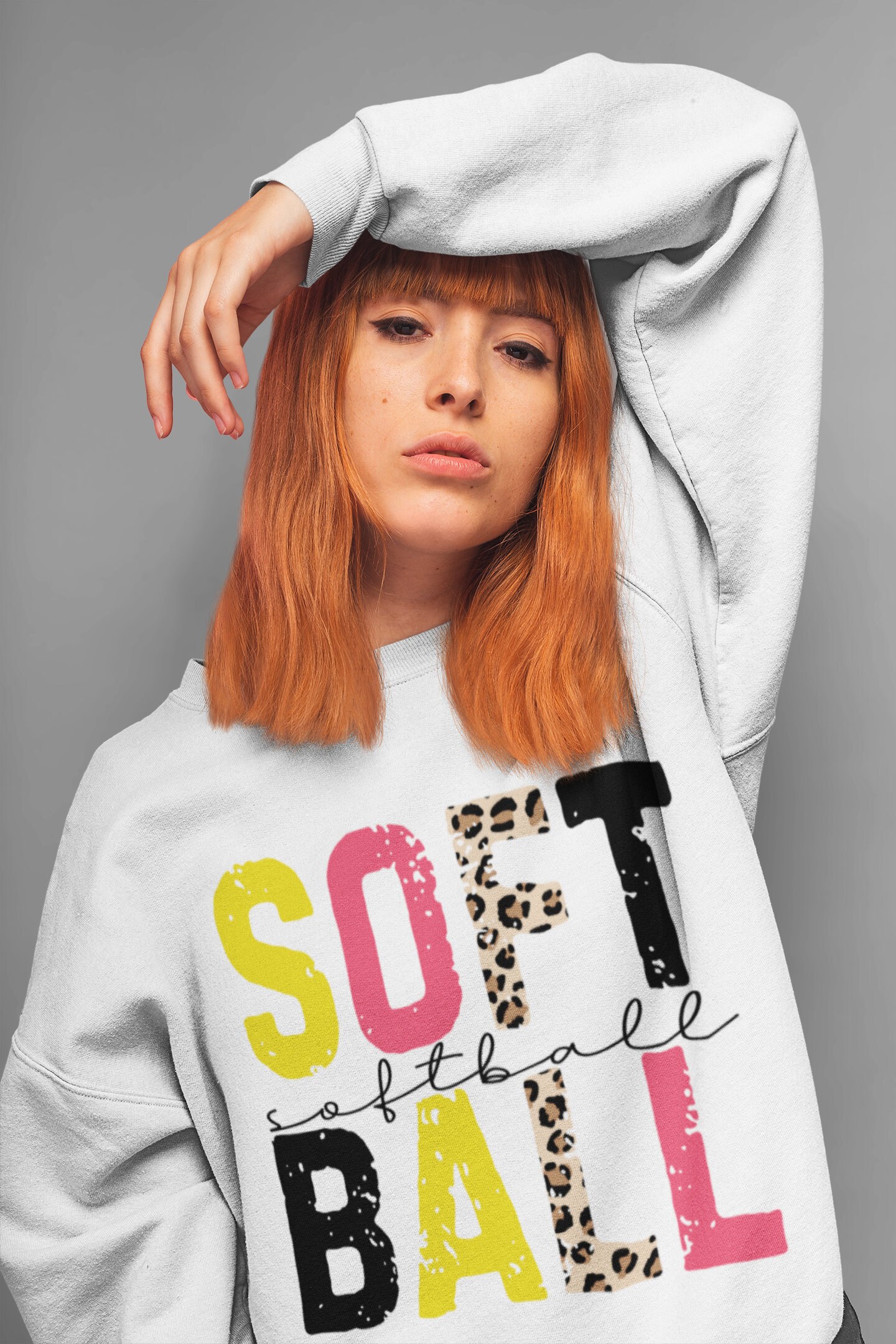 Softball Png Distressed Leopard Retro Vintage Letters Files - Etsy