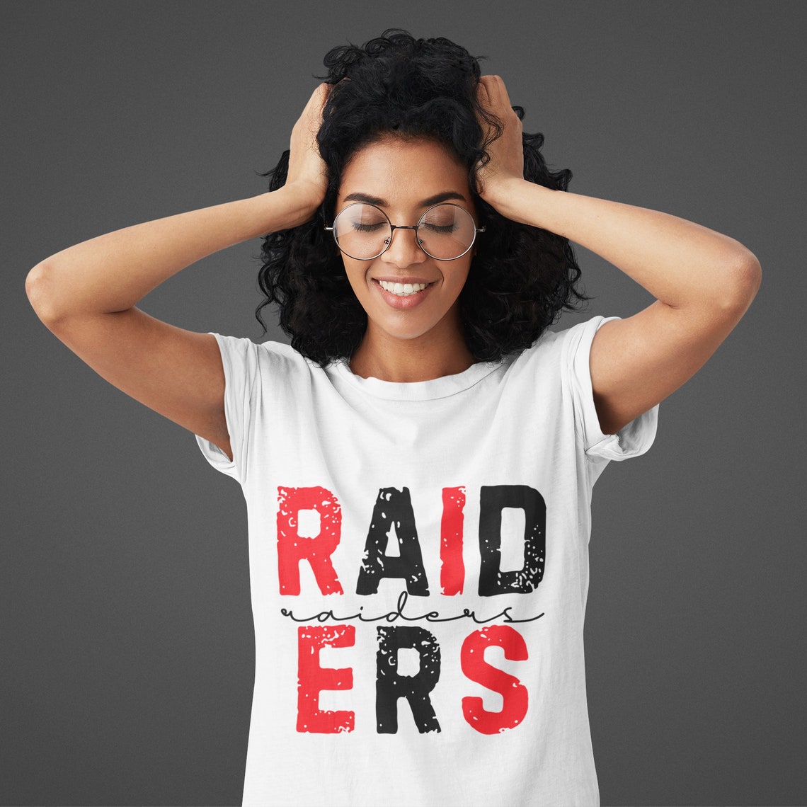Raiders Png Distressed Retro Vintage Letters Files Digital Raider Print ...