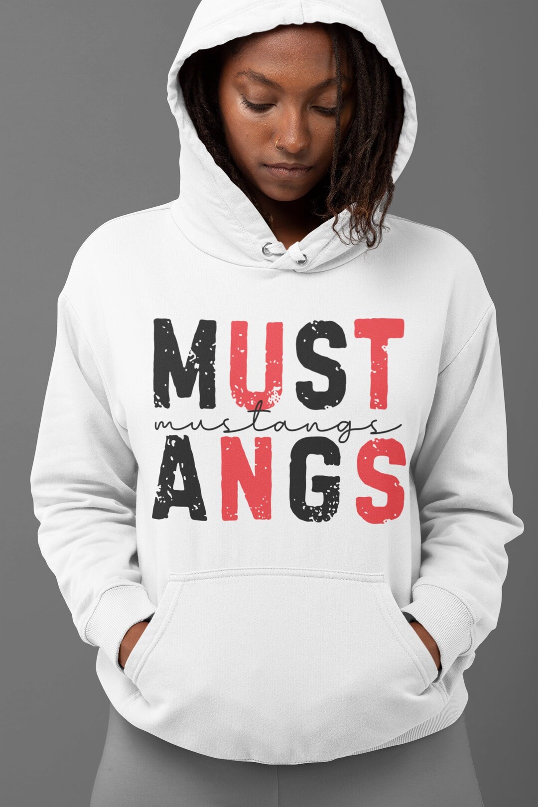 Mustangs Png Distressed Retro Vintage Letters Files Digital Mustang ...