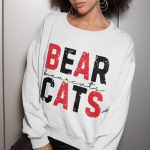 Bearcats Png Distressed Leopard Retro Vintage Letters Files Bearcats ...