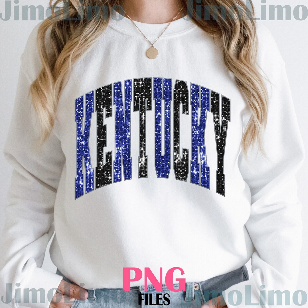 Glitter Kentucky Png KY State Retro Vintage Faux Glitter Design Digital Files Print Sublimation ...
