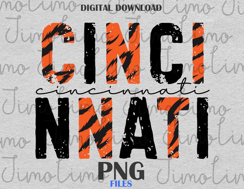 Cincinnati Png Distressed Retro Vintage Letters Files Cincinnati ...