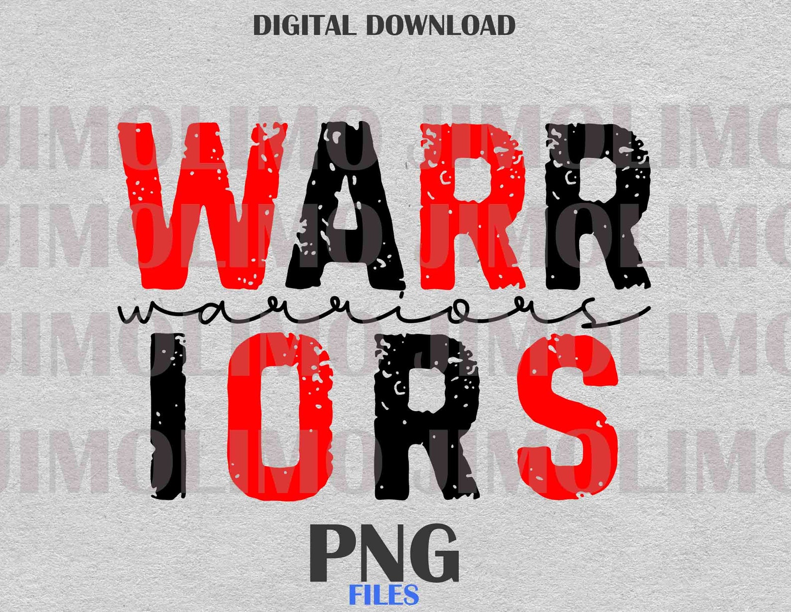 Warriors Png Distressed Retro Vintage Letters Files Digital - Etsy