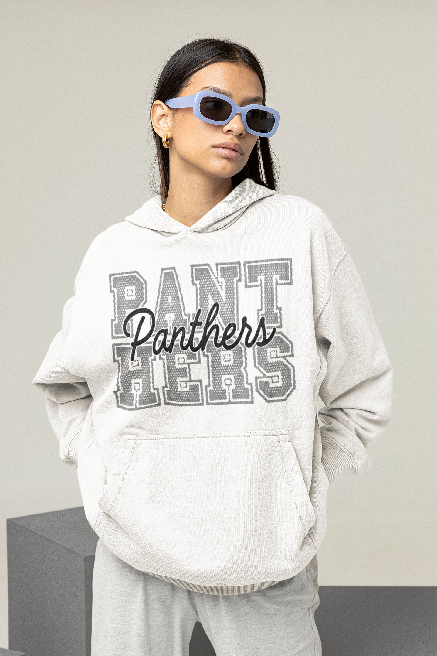 Panthers Football Distressed Retro Print, PNG, Sublimation (digital) - Etsy