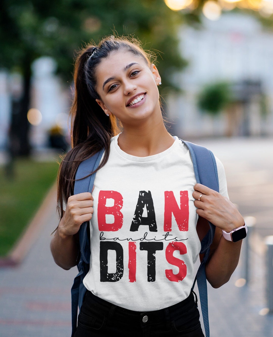 Bandits Png Distressed Retro Vintage Letters Files Bandit - Etsy