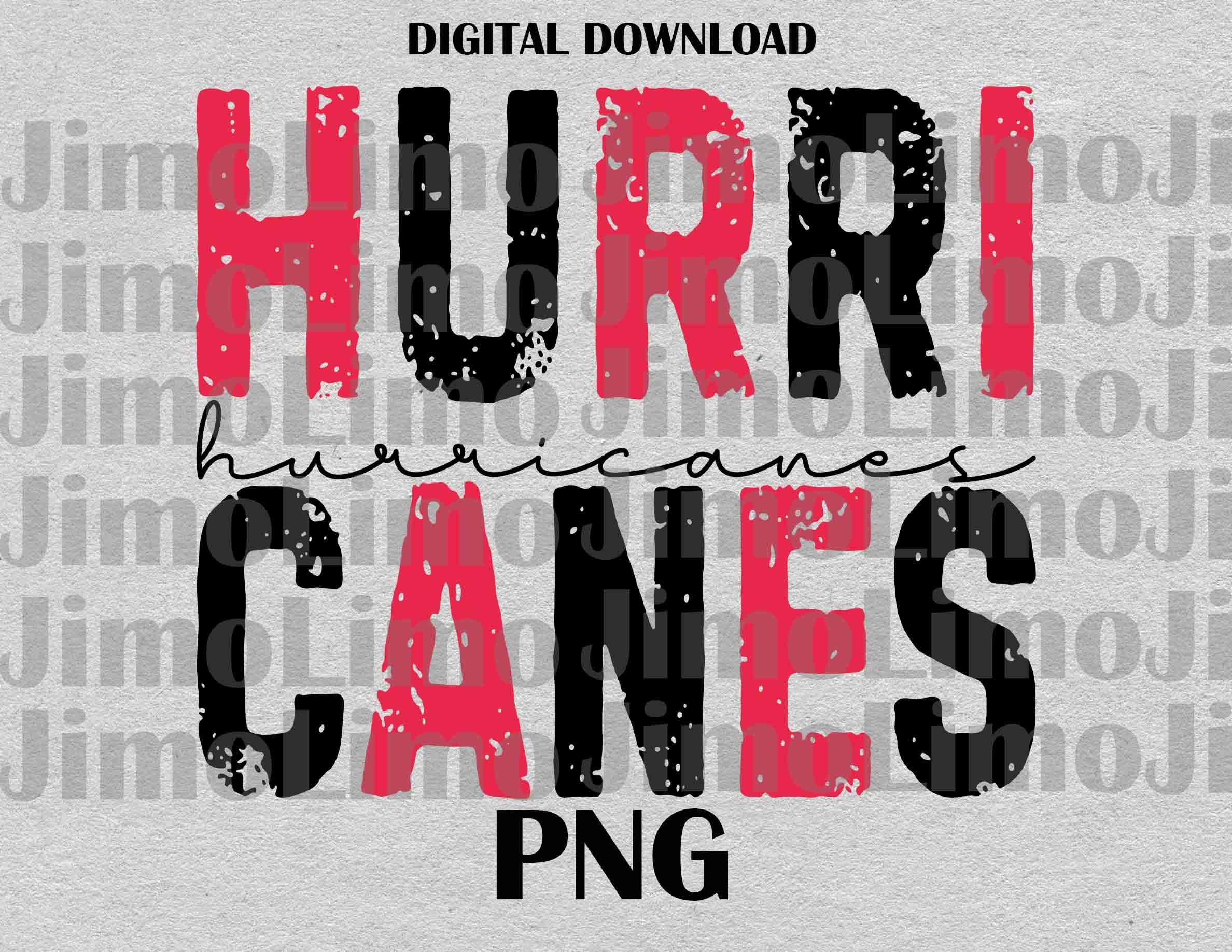 Hurricanes Png Distressed Retro Vintage Letters Files - Etsy