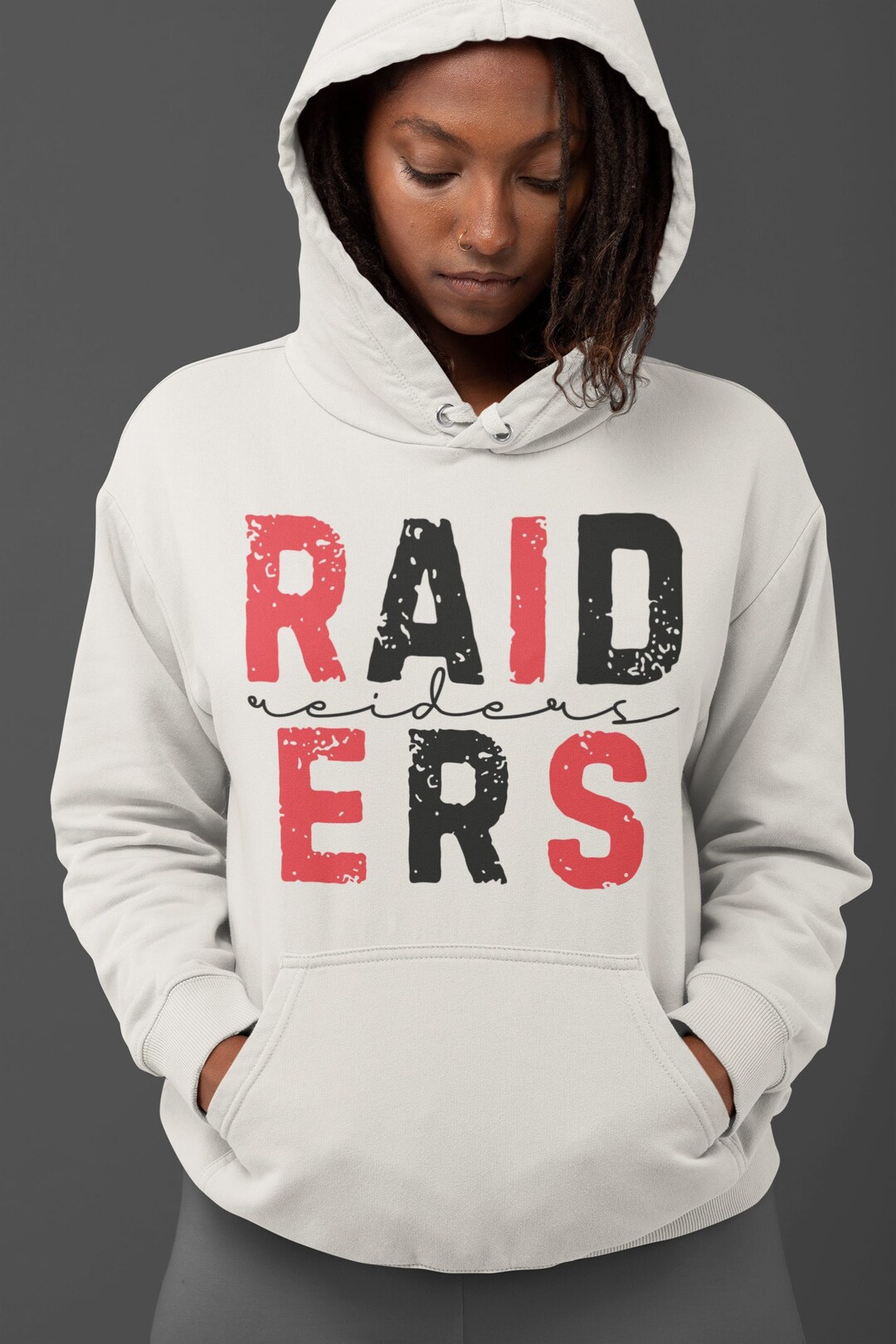Raiders Png Distressed Retro Vintage Letters Files Digital - Etsy