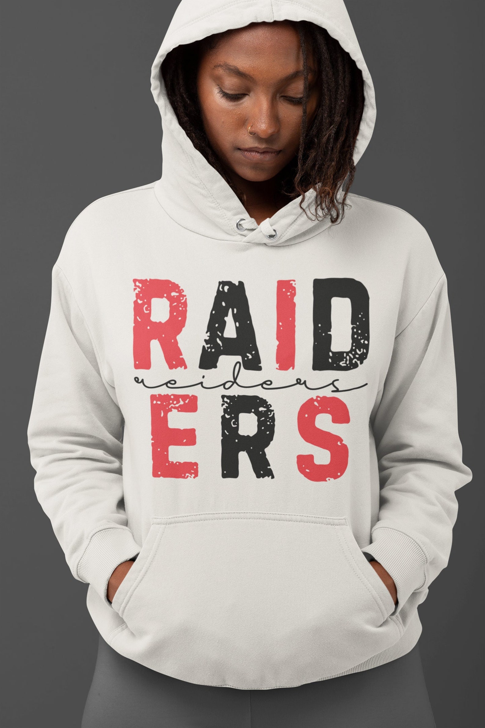 Raiders Png Distressed Retro Vintage Letters Files Digital - Etsy