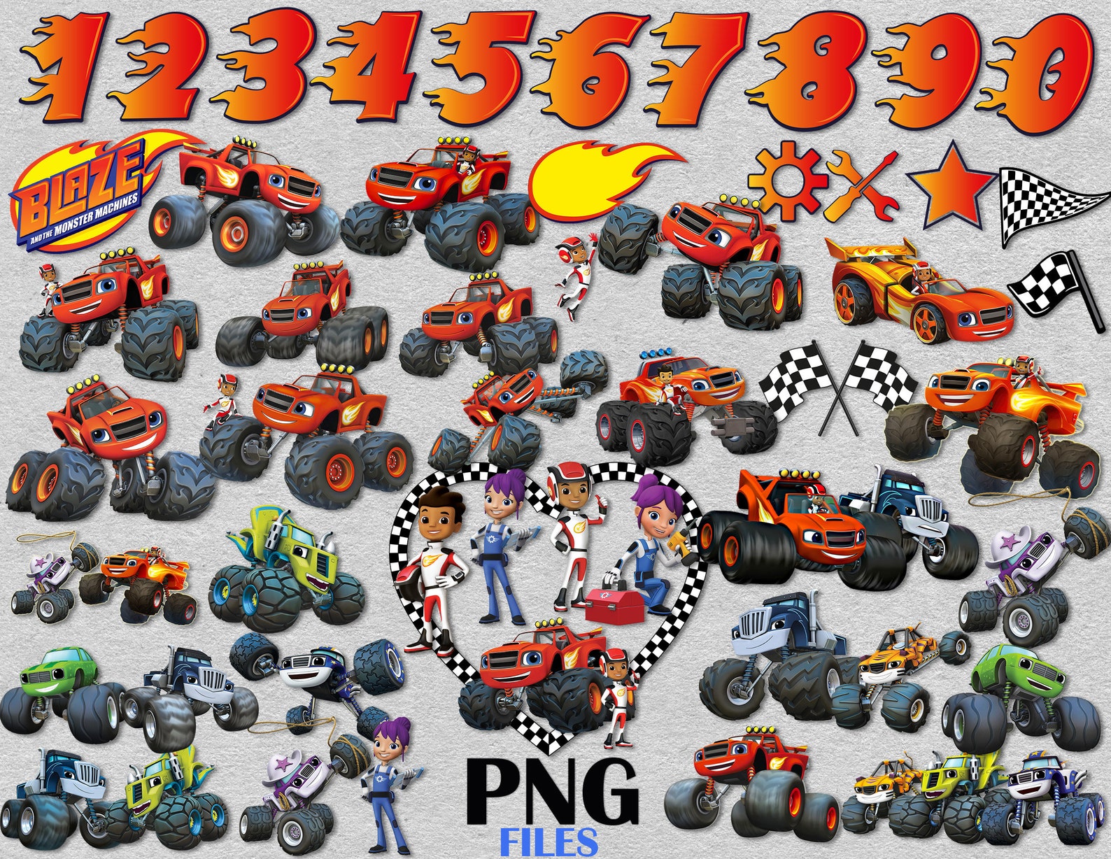 Best Bundle Blaze PNG Design 50 Png Files Digital Sublimation Blaze ...