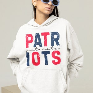 Patriots Png Distressed Retro Vintage Letters Files Patriots Digital ...