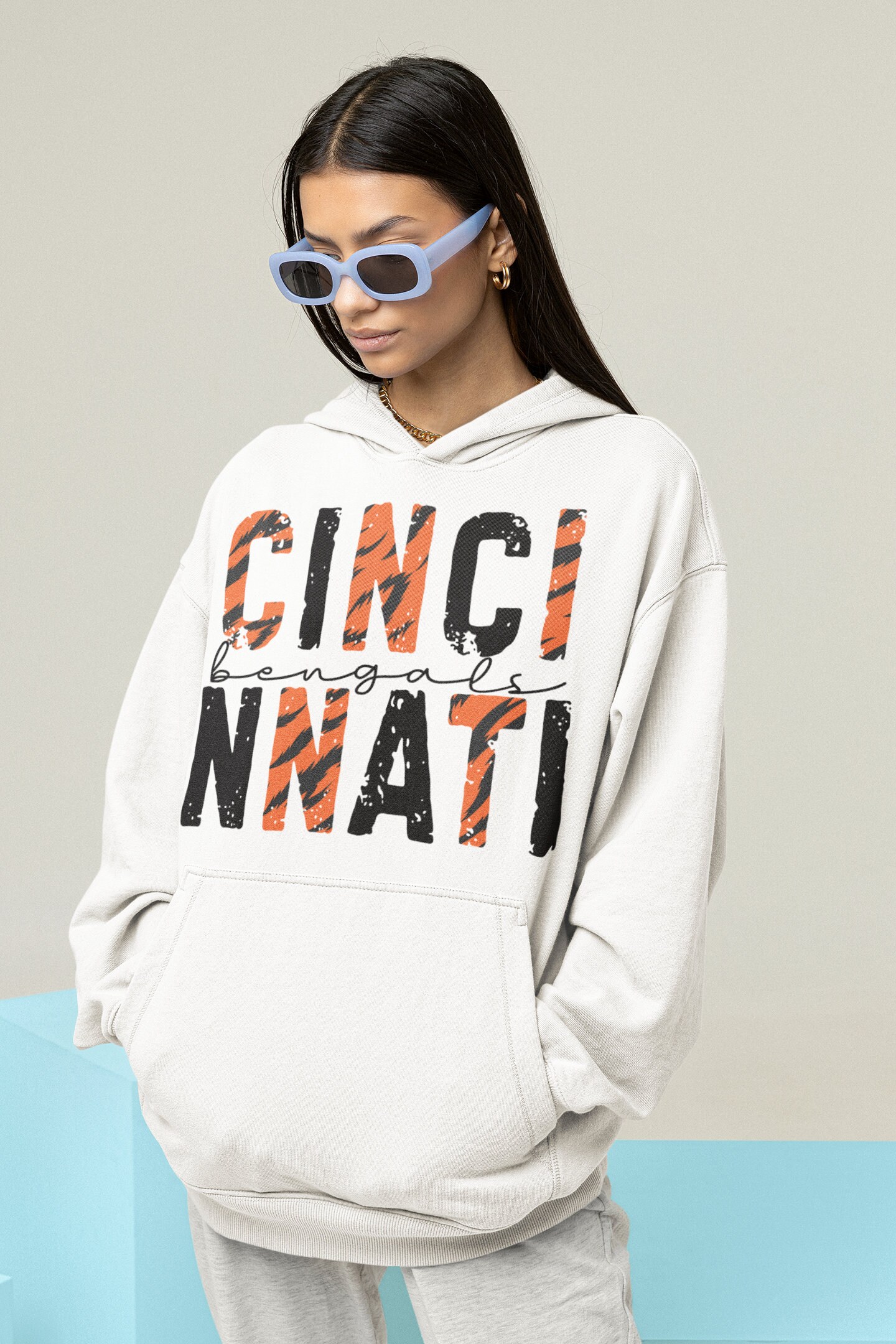 Bengals Cincinnati Png Distressed Retro Vintage Letters Files Bengal ...