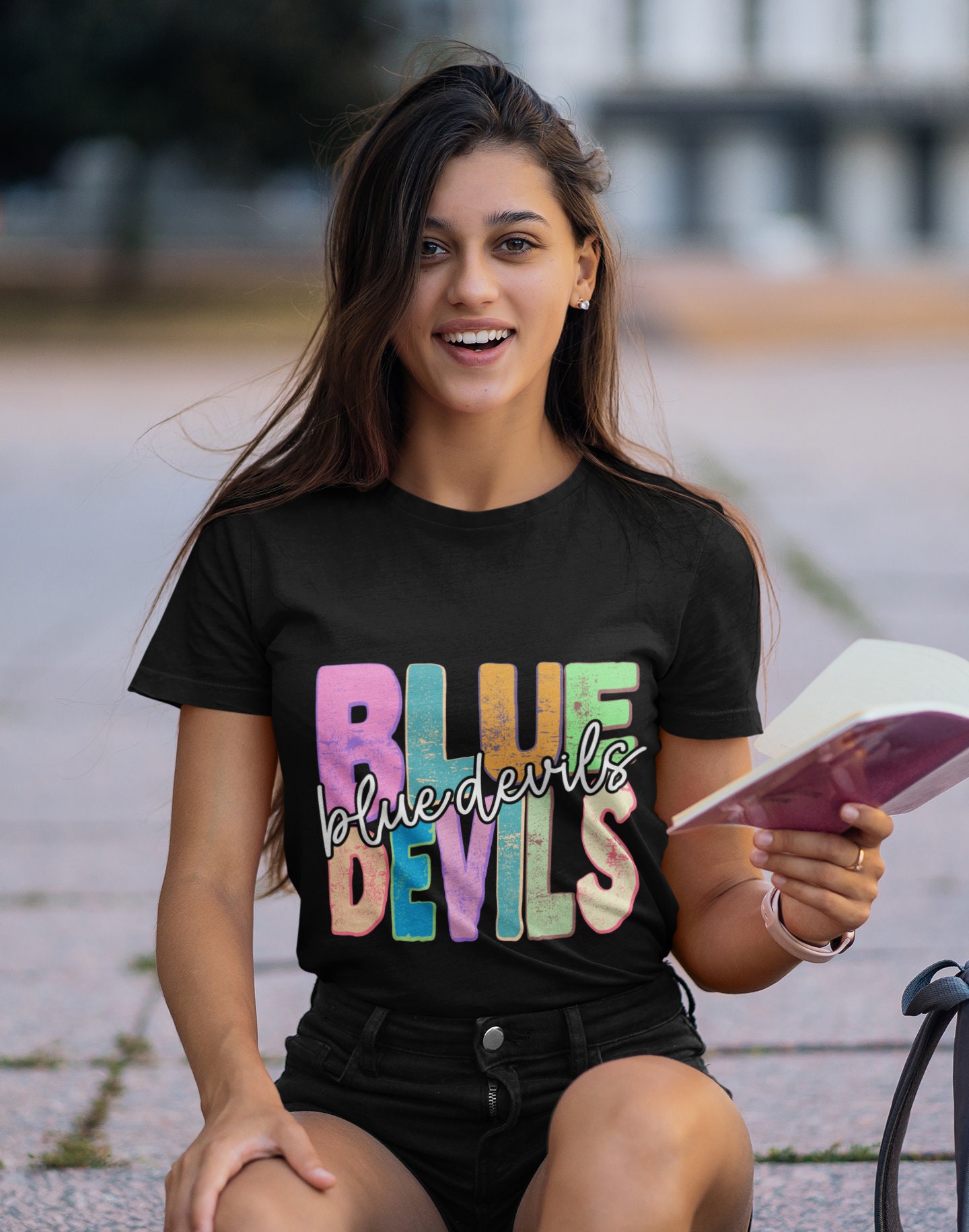 Blue Devils Png 4 Design Blue Devils Free Distressed Retro Vintage ...