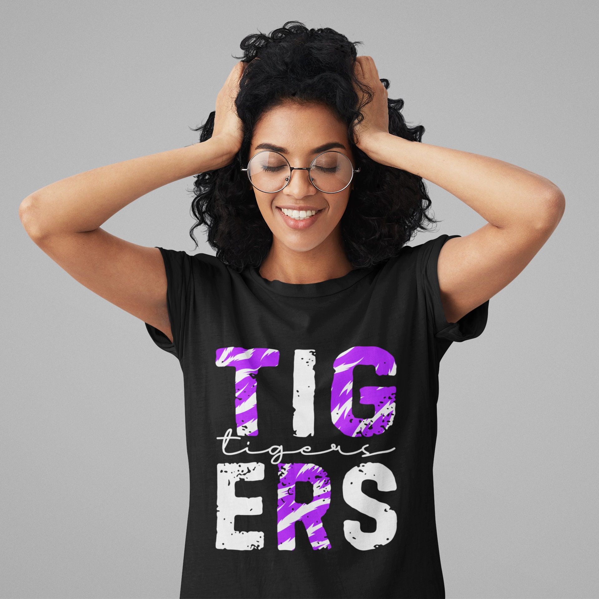 Tigers Png Files Distressed Retro Vintage Letters Tiger Stripes Print ...