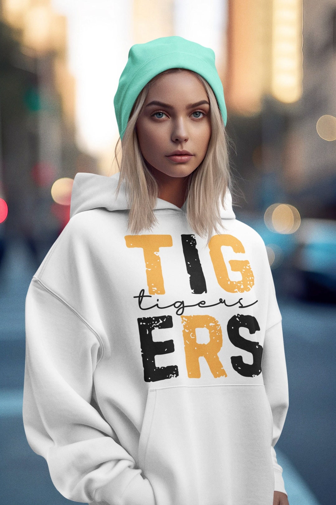 Tigers Png Distressed Retro Vintage Letters Files Digital Tiger Print ...