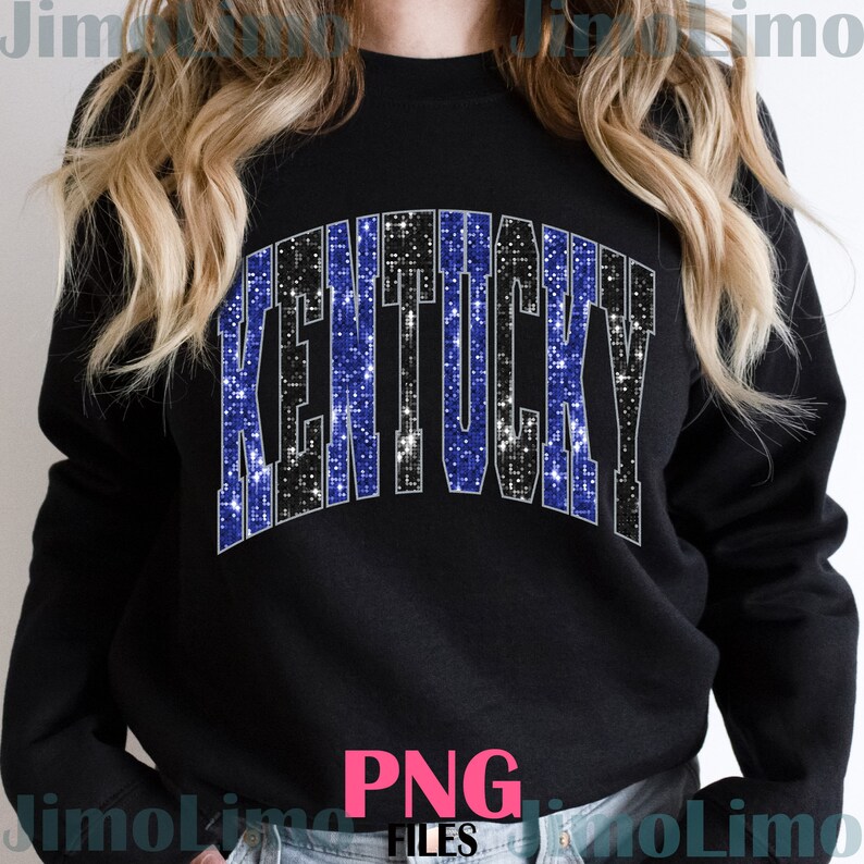 Glitter Kentucky Png KY State Retro Vintage Faux Glitter Design Digital Files Print Sublimation ...