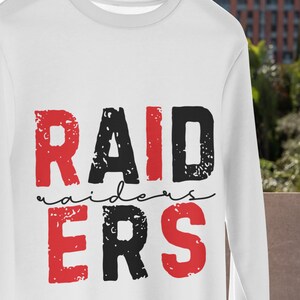Raiders Png Distressed Retro Vintage Letters Files Digital Raider Print ...