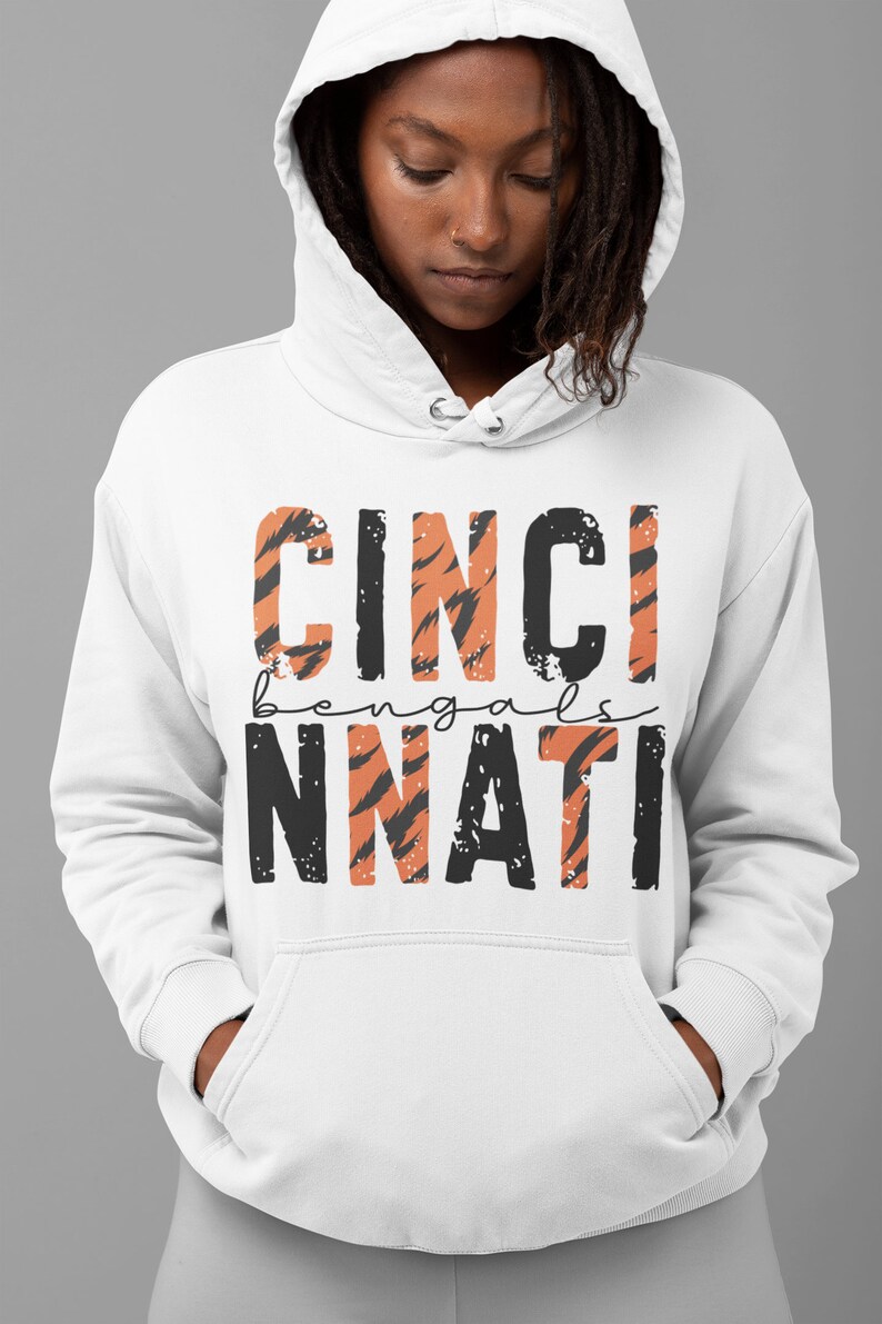 Bengals Cincinnati Png Distressed Retro Vintage Letters Files Bengal ...