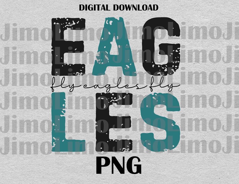 Eagles Png Distressed Retro Vintage Letters Files Digital Print ...
