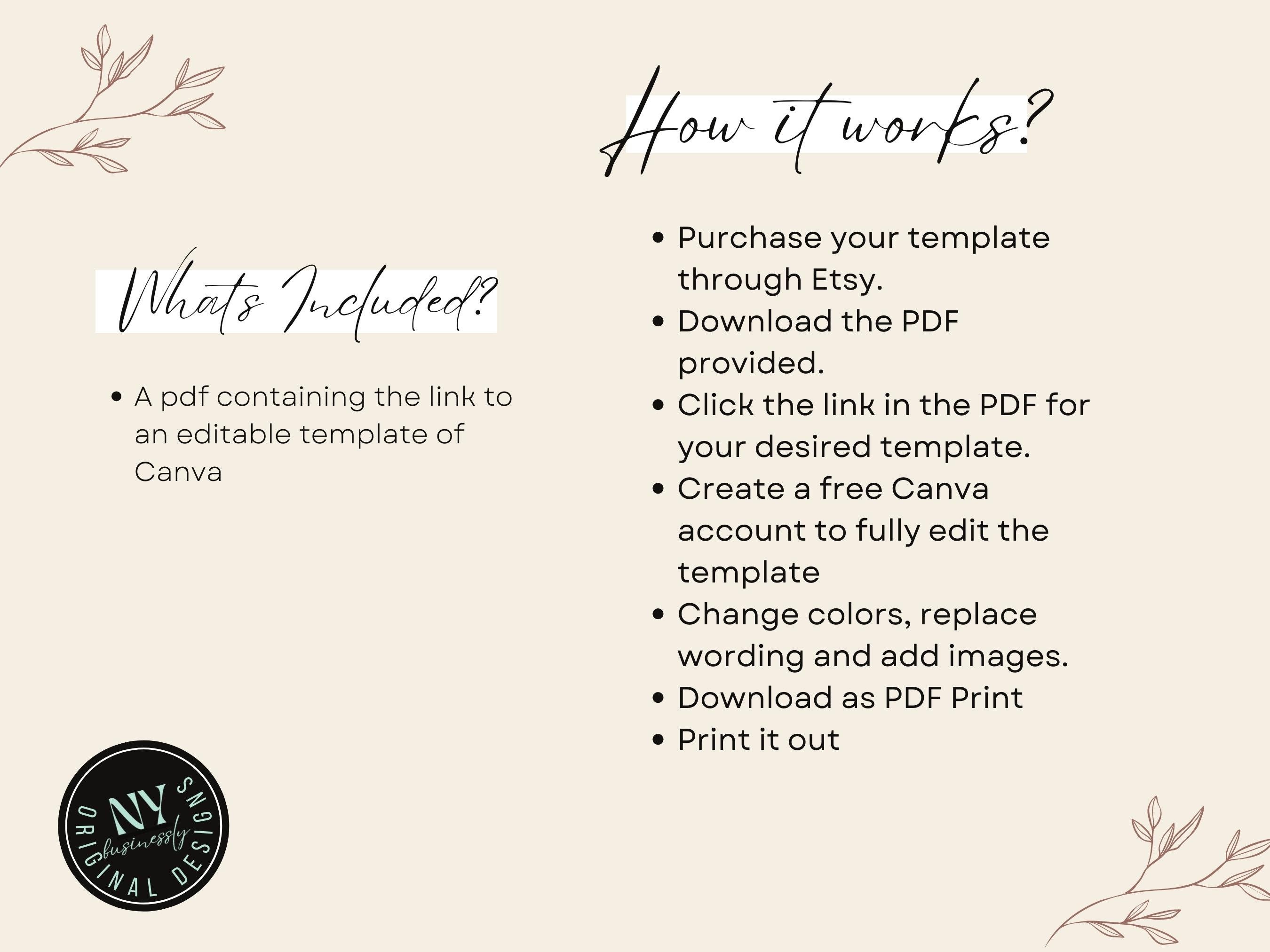 Website Launch Checklist – Web Design Client Onboarding (canva Editable ...