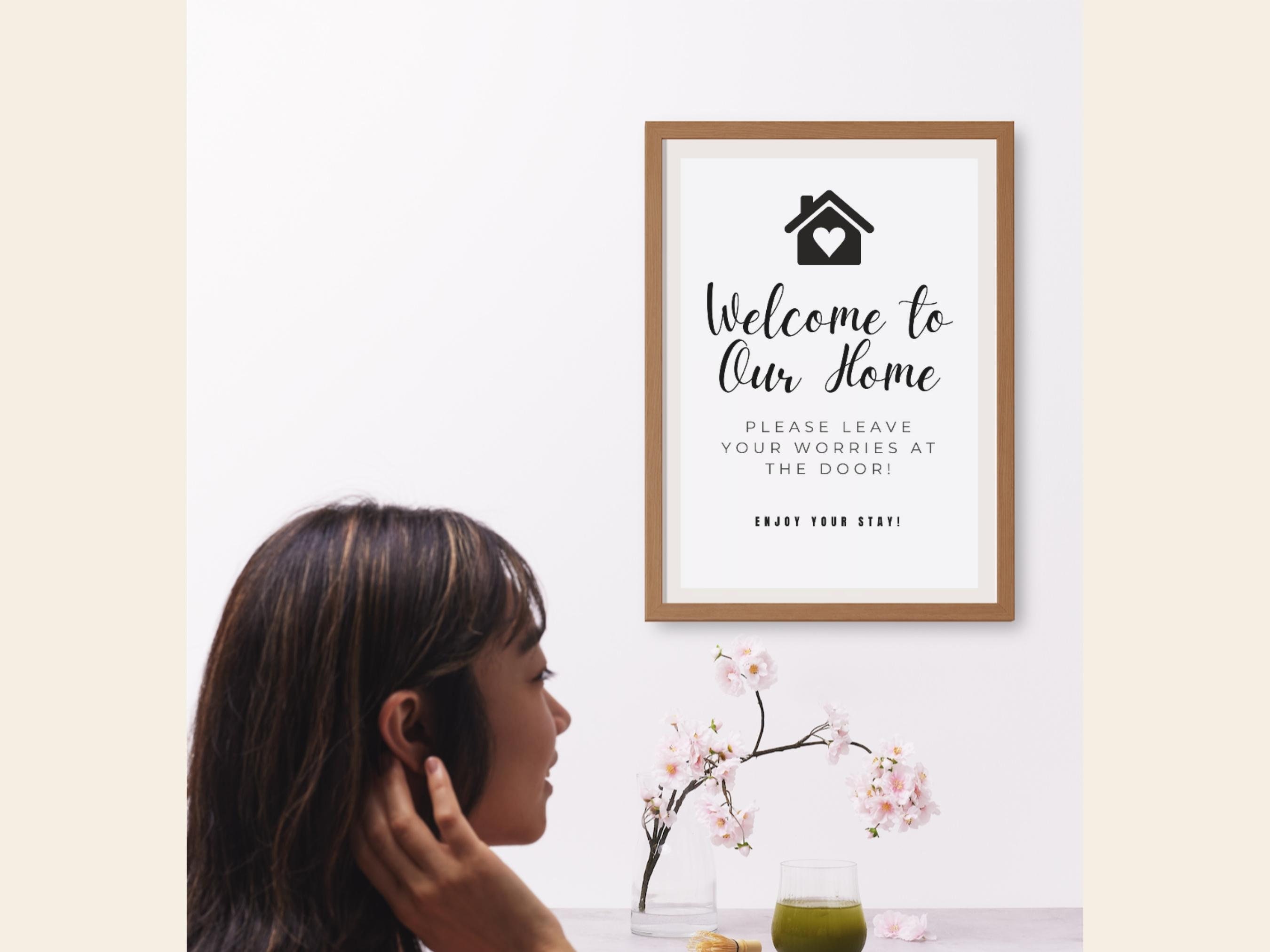 Airbnb Sign Bundle Template, Airbnb Signage, Vacation Rental, Wifi Sign ...