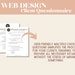 Web Design Client Questionnaire - Template, Web Design Agreement ...