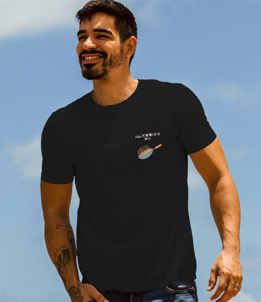 Wok Unisex T-shirt | Food-inspired Fashion | Wok Tee | | Unique Food ...