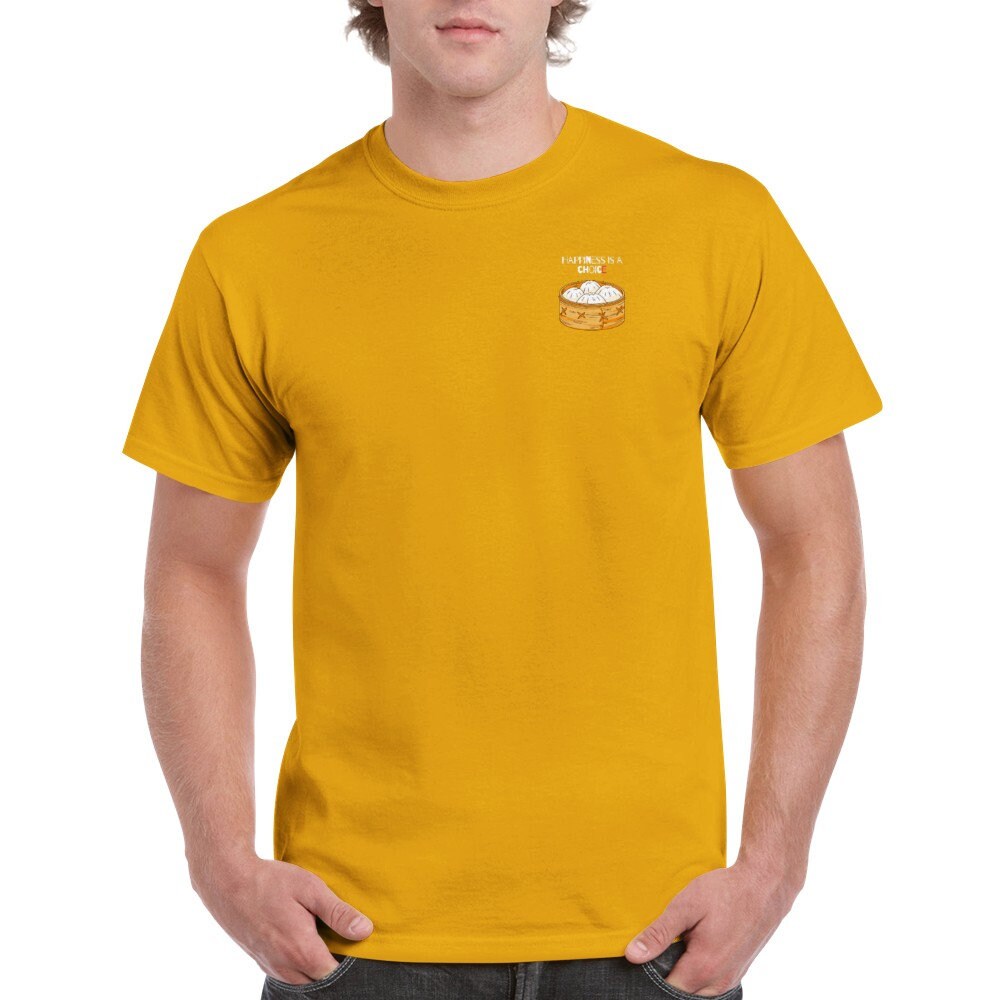 Delightful Xiao Long Bao Unisex T-shirt Dumpling Print Tee for Foodies ...