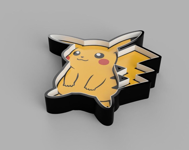 Night Light Pikachu Pokemon STL 3d Files - Etsy Australia