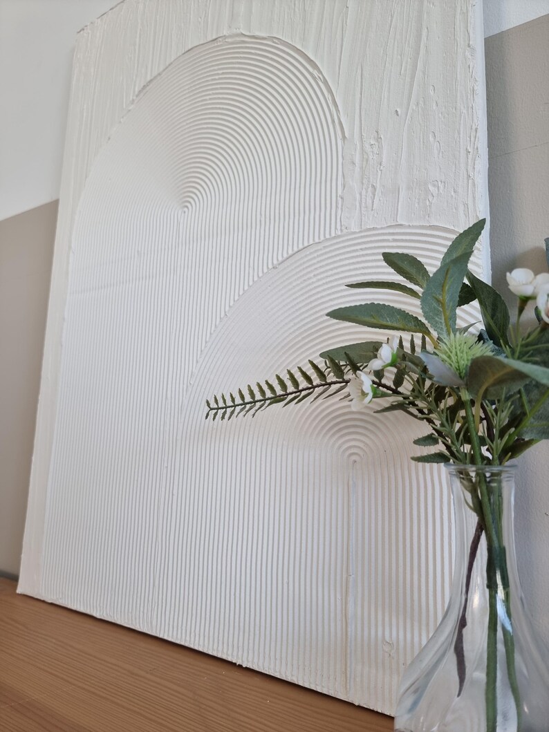 Arte de pared texturizado | arte minimalista | Decoración de pared ...