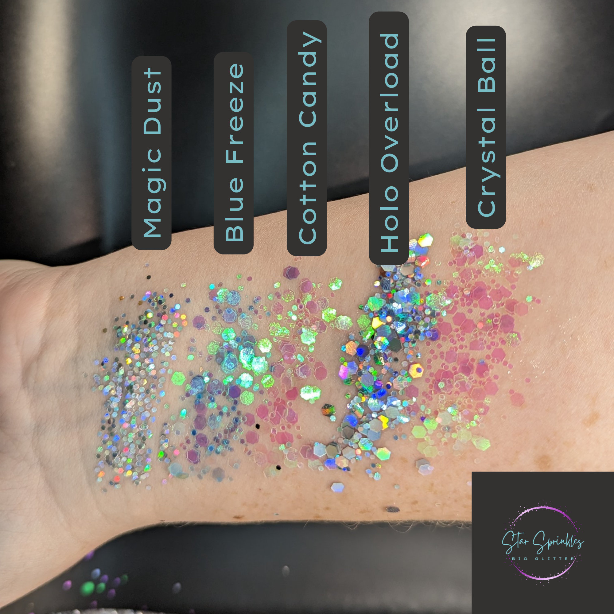 Biodegradable Glitter Holographic Eco Glitter Irridescent Eco Glitter ...