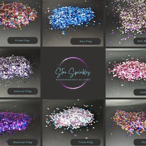 Biodegradable Glitter Pride Collection - Etsy