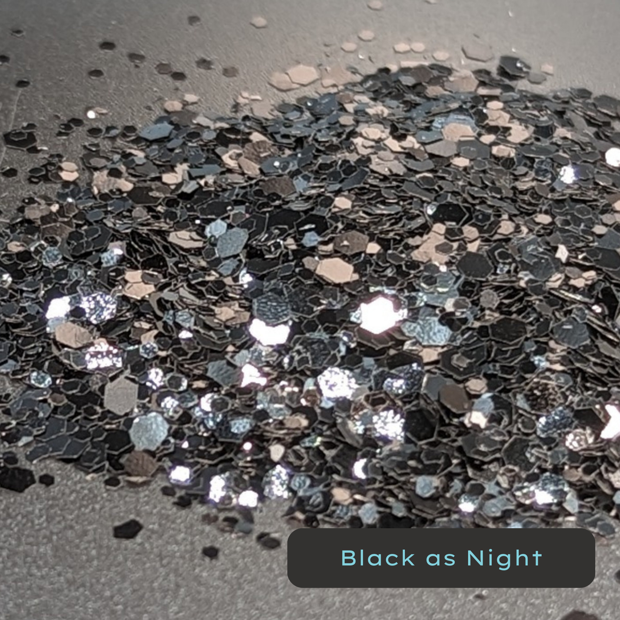 Biodegradable Glitter Solid Color Eco Glitter Blue Green Black White ...