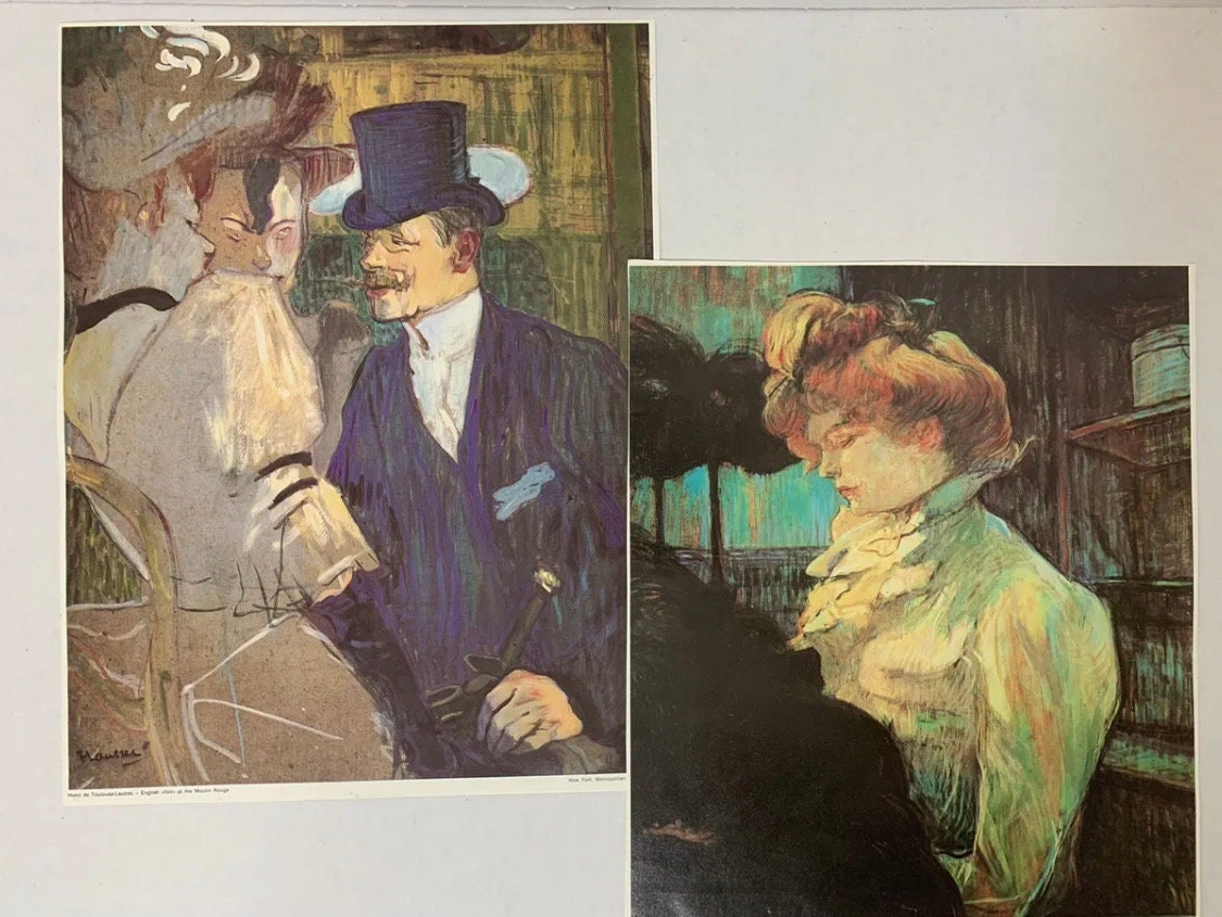 Lautrec Art Print Henri De Toulouse-lautrec the Englishman at the ...