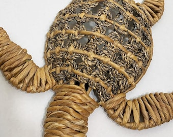 Rattan Turtle - Etsy