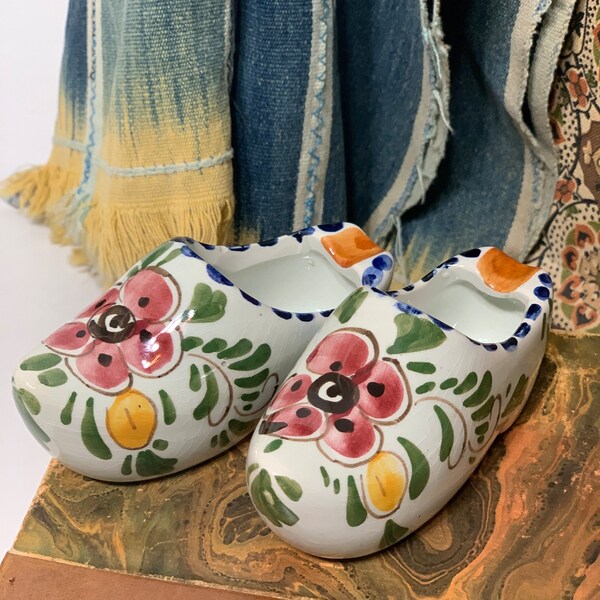 Dutch Porcelain Clogs - Etsy