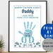 Monster Handprint Art – Father's Day Keepsake (digital Download) - Etsy