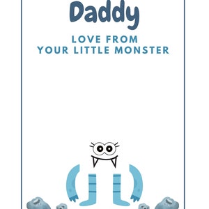 Monster Handprint Art - Father's Day Handprint Printable - DIY Craft ...
