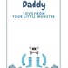 Monster Handprint Art – Father's Day Keepsake (digital Download) - Etsy