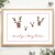 Rudolph Reindeer Fingerprint Christmas Art Activity Wall Art DIY Craft ...