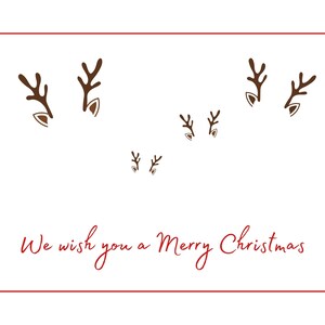 Rudolph Reindeer Fingerprint Christmas Art Activity Wall Art - DIY ...