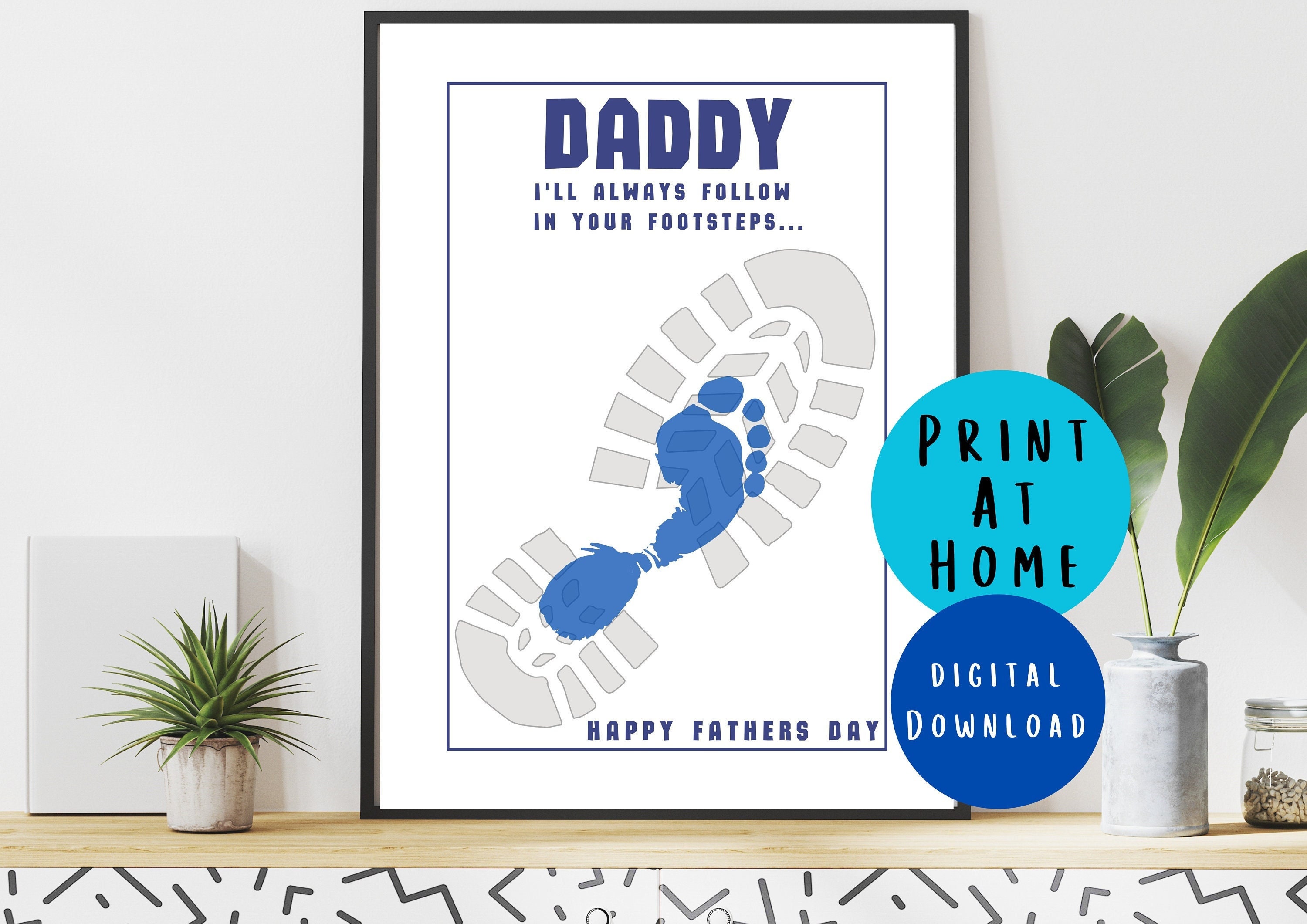 Fathers Day Printable for Daddy - DIY Craft Activity for Baby, Toddler ...
