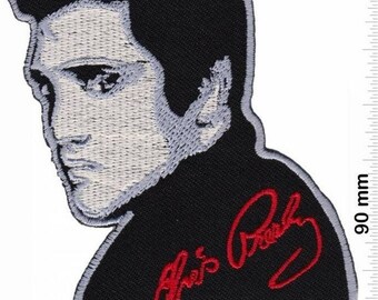 Elvis Presley Embroidered Patch Badge Applique Iron on 382065 - Etsy