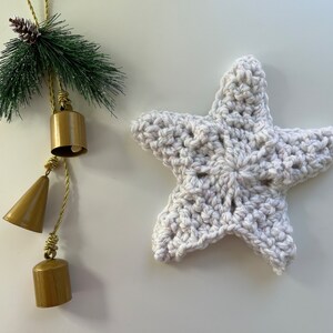 Crochet Star Tree Topper Pattern: Bulky Wool Christmas Decor (PDF ...