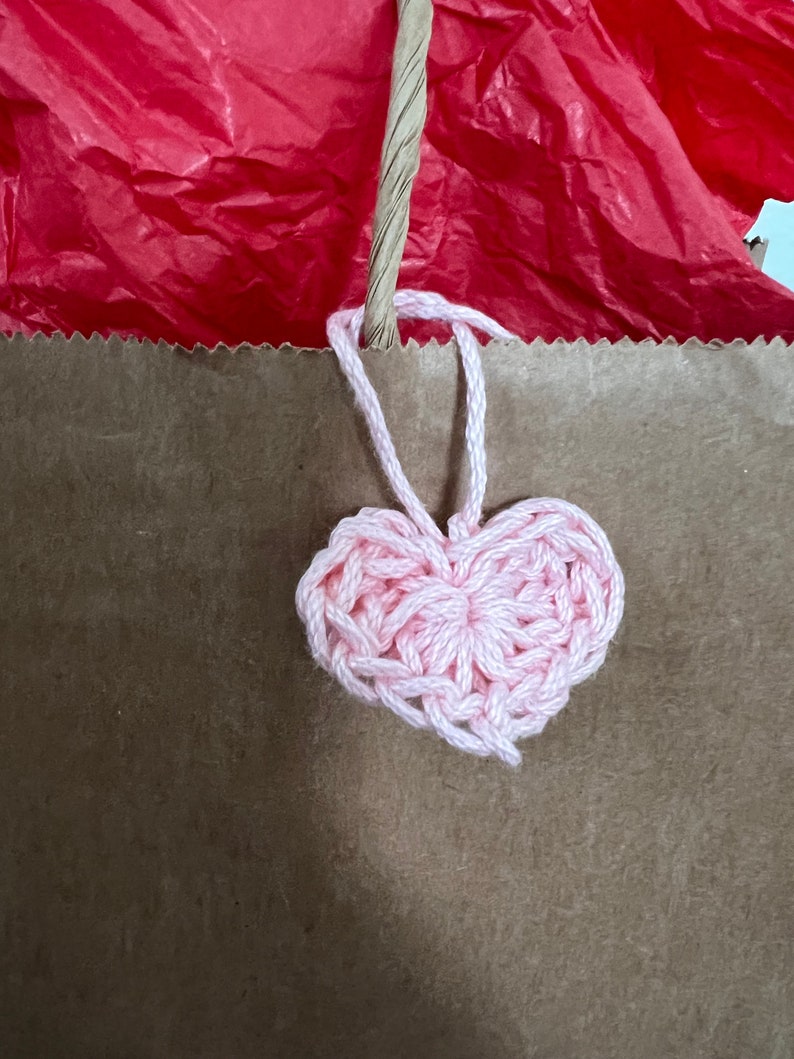 CROCHET PATTERN Mini Heart Crochet Heart for Crafts - Etsy