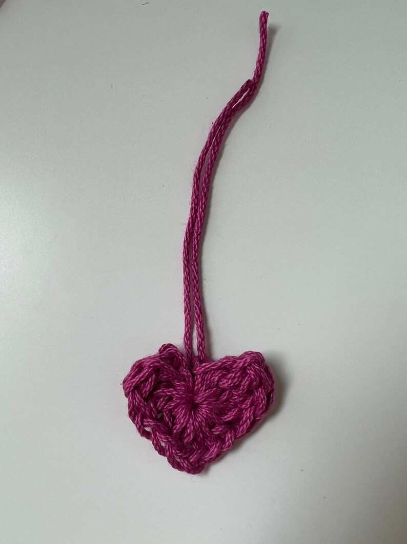 CROCHET PATTERN Mini Heart Crochet Heart for Crafts - Etsy