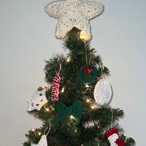 Crochet Star Tree Topper Pattern: Bulky Wool Christmas Decor (PDF ...