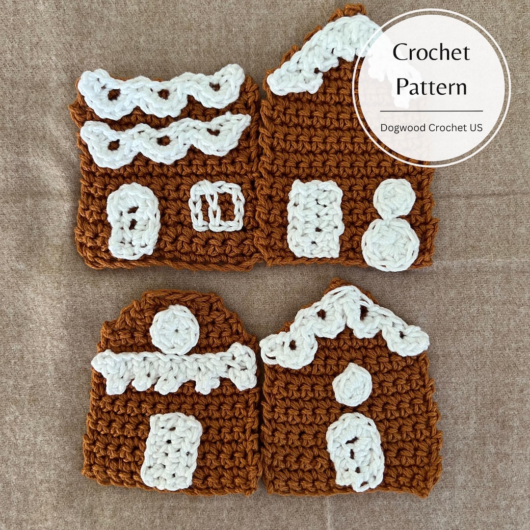 Gingerbread House Crochet Pattern: Holiday Decor (PDF Pattern) - Etsy
